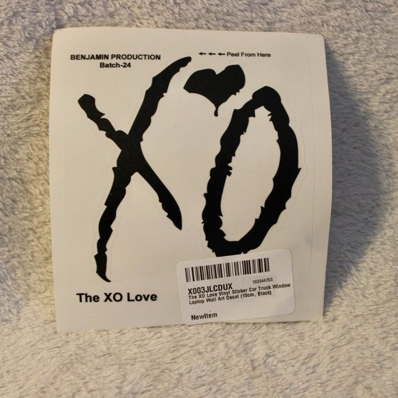 Party Supplies | The Xo Love Vinyl Sticker Car Truck Window Laptop Wall ...